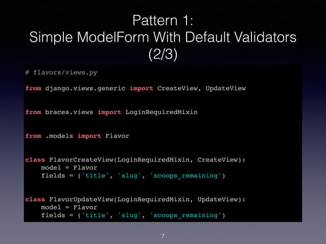 Two Scoops of Django - Common Patterns for Forms | PDF | Web Design and HTML | Internet