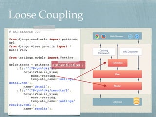 Two scoops of django 1.6 - Ch7, Ch8 | PPT