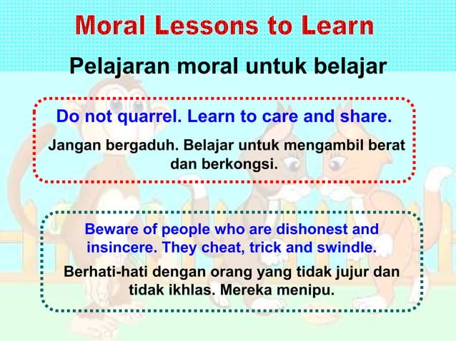 Two Short Moral Stories For Children (Eng. & Malay).ppt