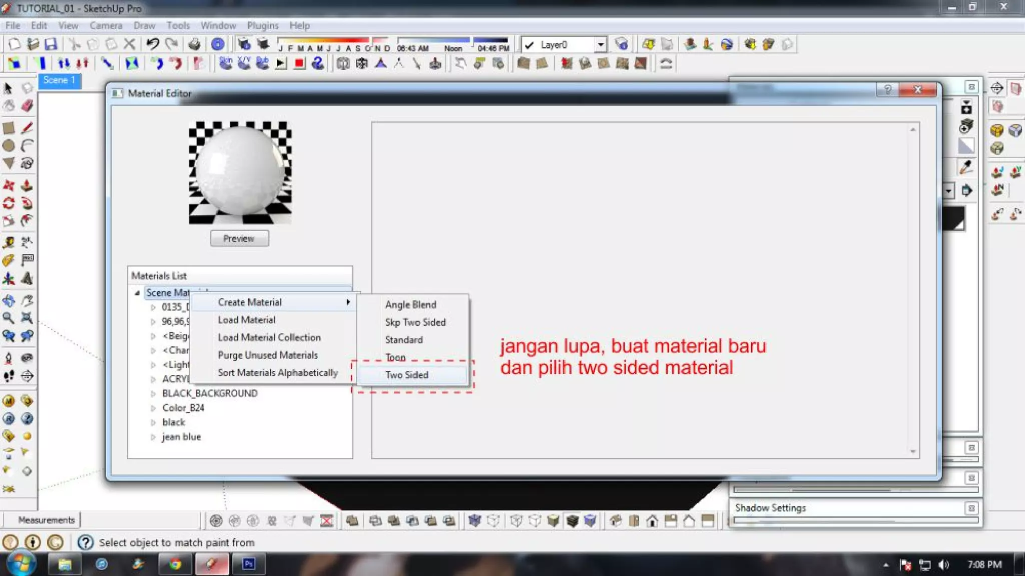 Two sided material tutorial | PPT