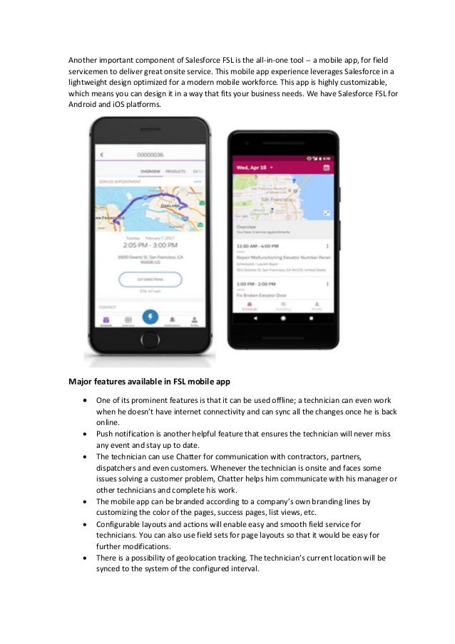 Two significant features of field service lightning – dispatch console ...