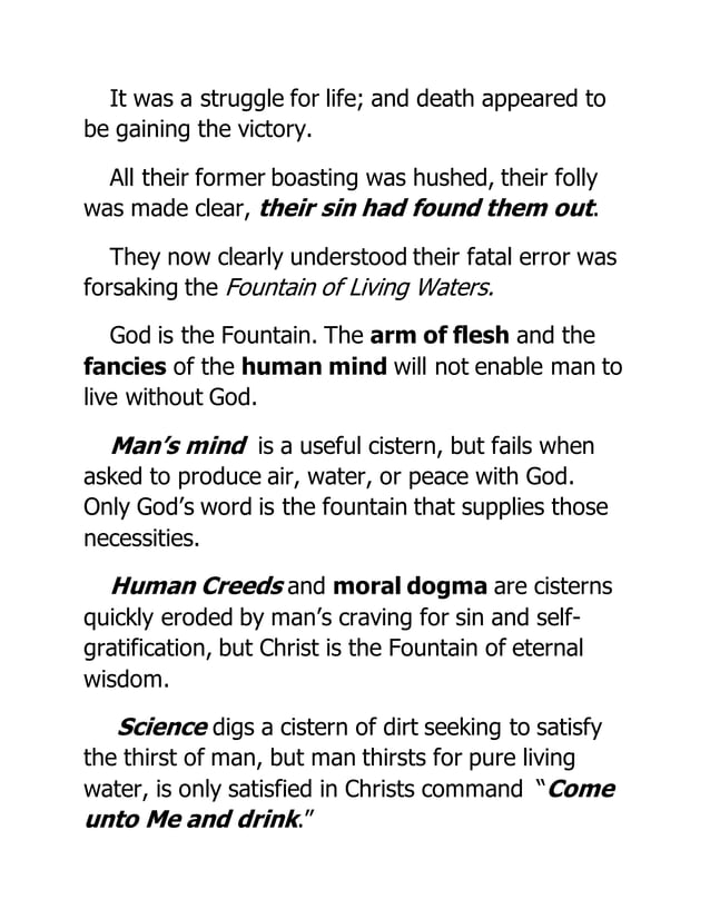 Two Sources of Water Compared | PDF