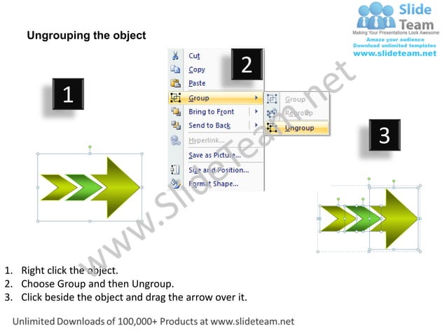 Two stages arrow process diagram production flow charts power point ...