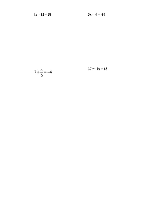 Two step equations quiz-practice | DOC