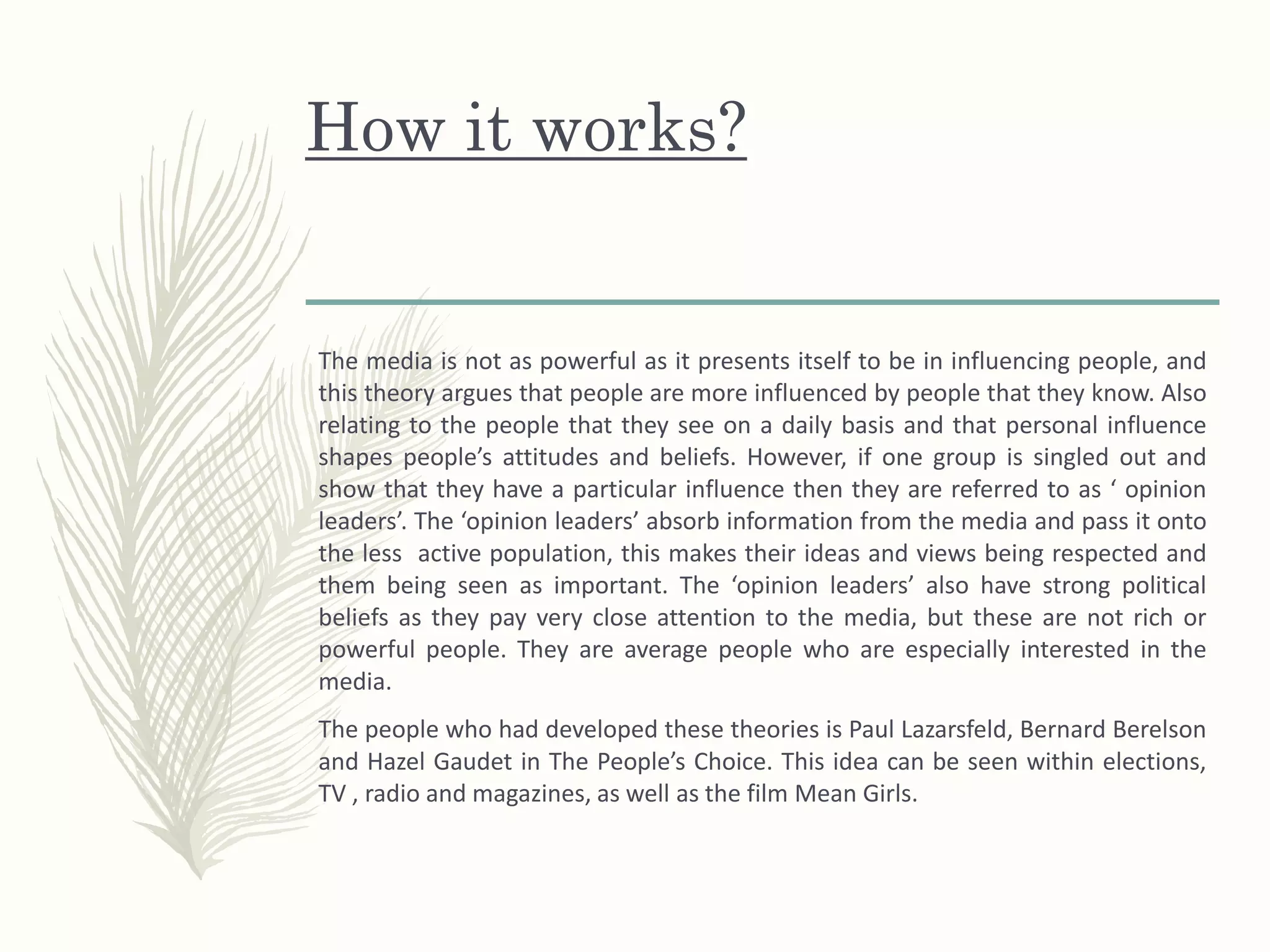 Two step flow | PPTX