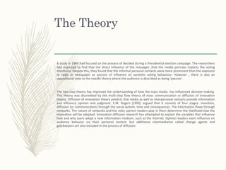 Two step flow | PPTX