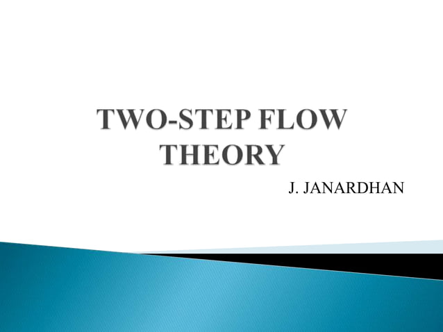 Two step flow of information | PPTX