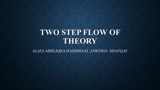 TWO STEP FLOW OF THEORY.pptx