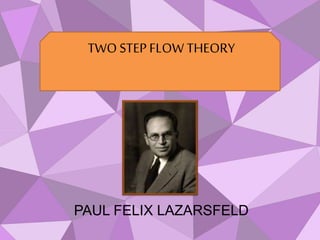 Two Step Flow Theory | PPT