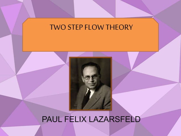 Two Step Flow Theory | PPT