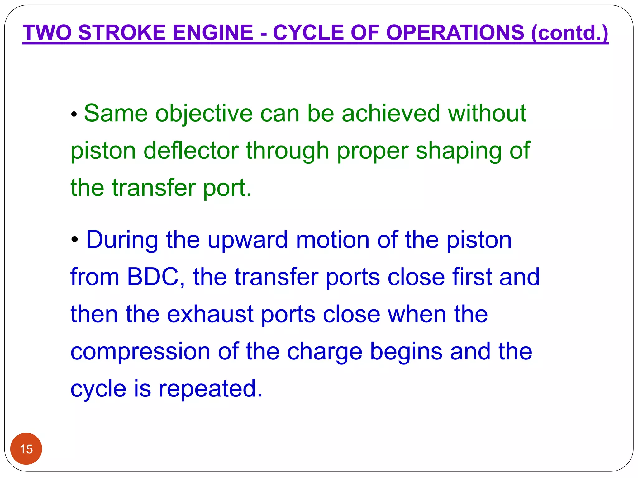 Two Stroke SI and CI Engines | PPTX
