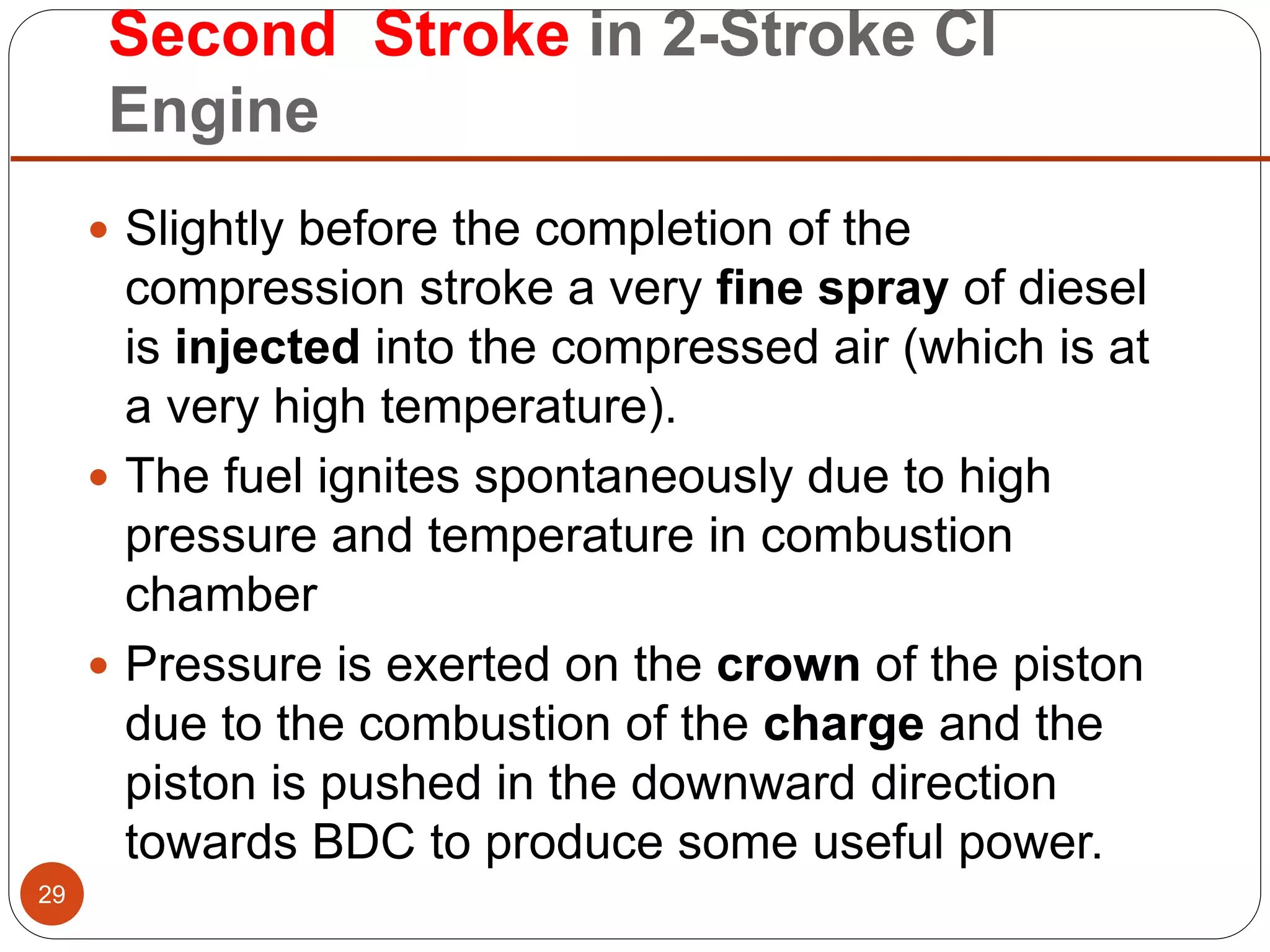 Two Stroke SI and CI Engines | PPTX