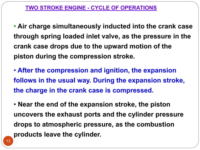 Two Stroke SI and CI Engines | PPTX