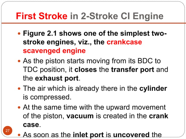 Two Stroke SI and CI Engines | PPTX