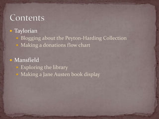 Bodleian Graduate Trainee Showcase 2017 - Jessica Woodward | PPT