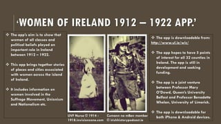 'How to tell the story of the Ulster Volunteer Nurses and the Cumann na ...