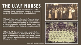 'How to tell the story of the Ulster Volunteer Nurses and the Cumann na ...