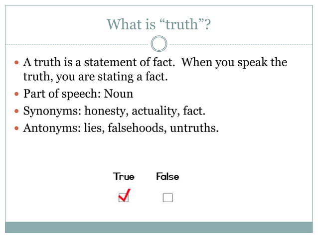Two truths and a lie | PPTX