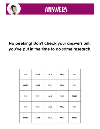 Two Truths and a Lie BINGO | PDF