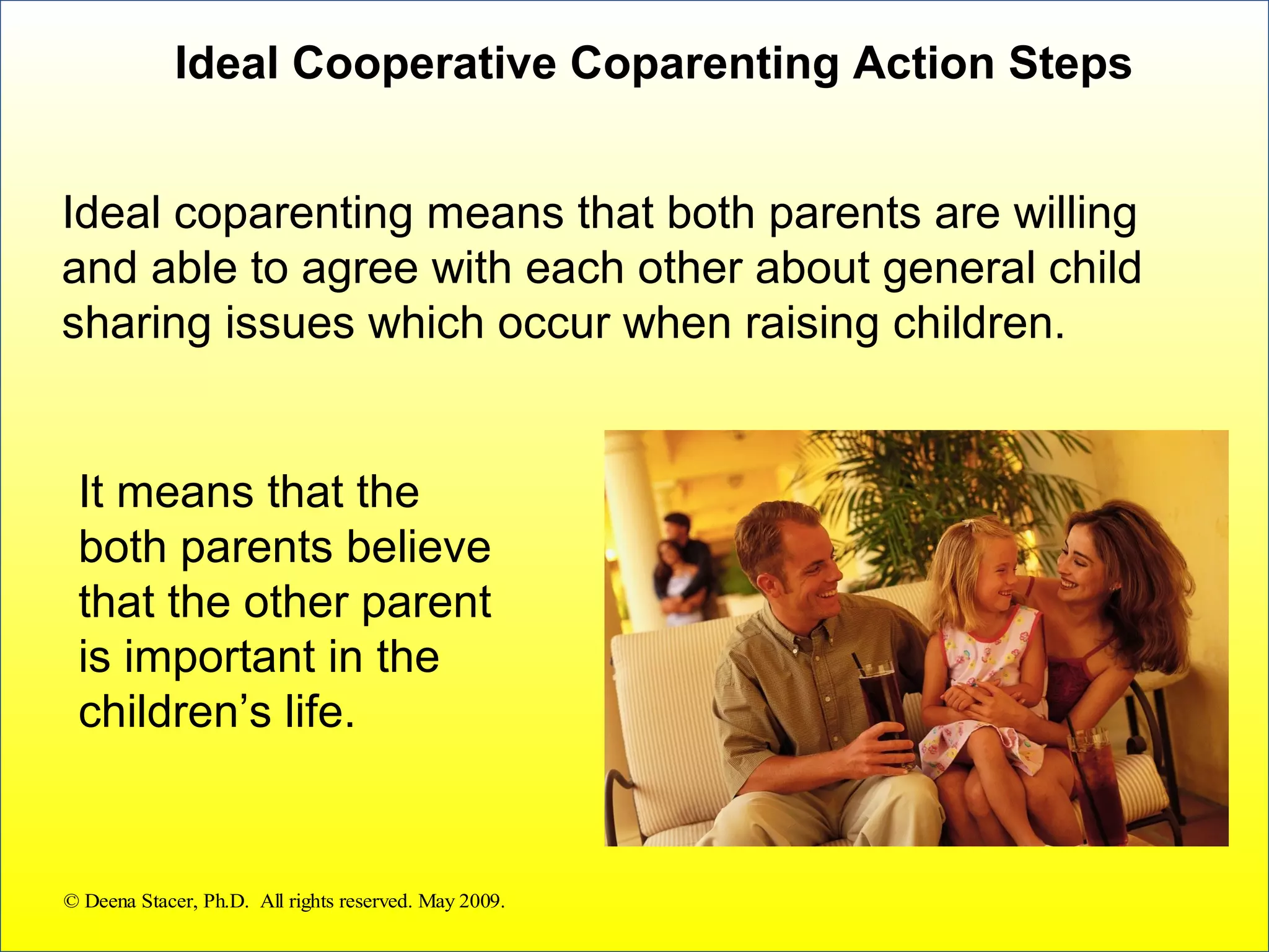 Coparenting Strategies-two types of coparenting: Cooperative and ...