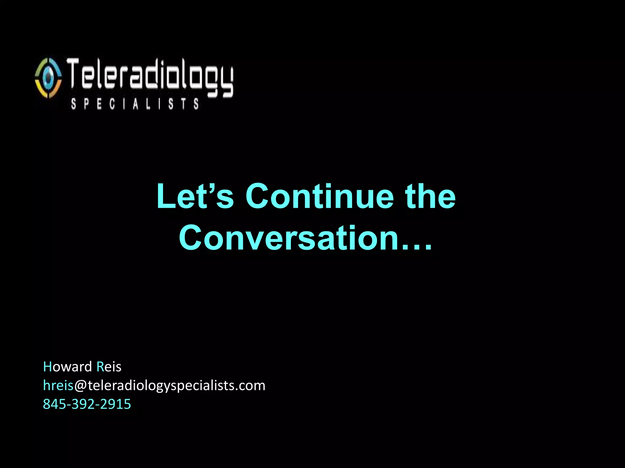 Two Types of teleradiology may 2013 | PPT