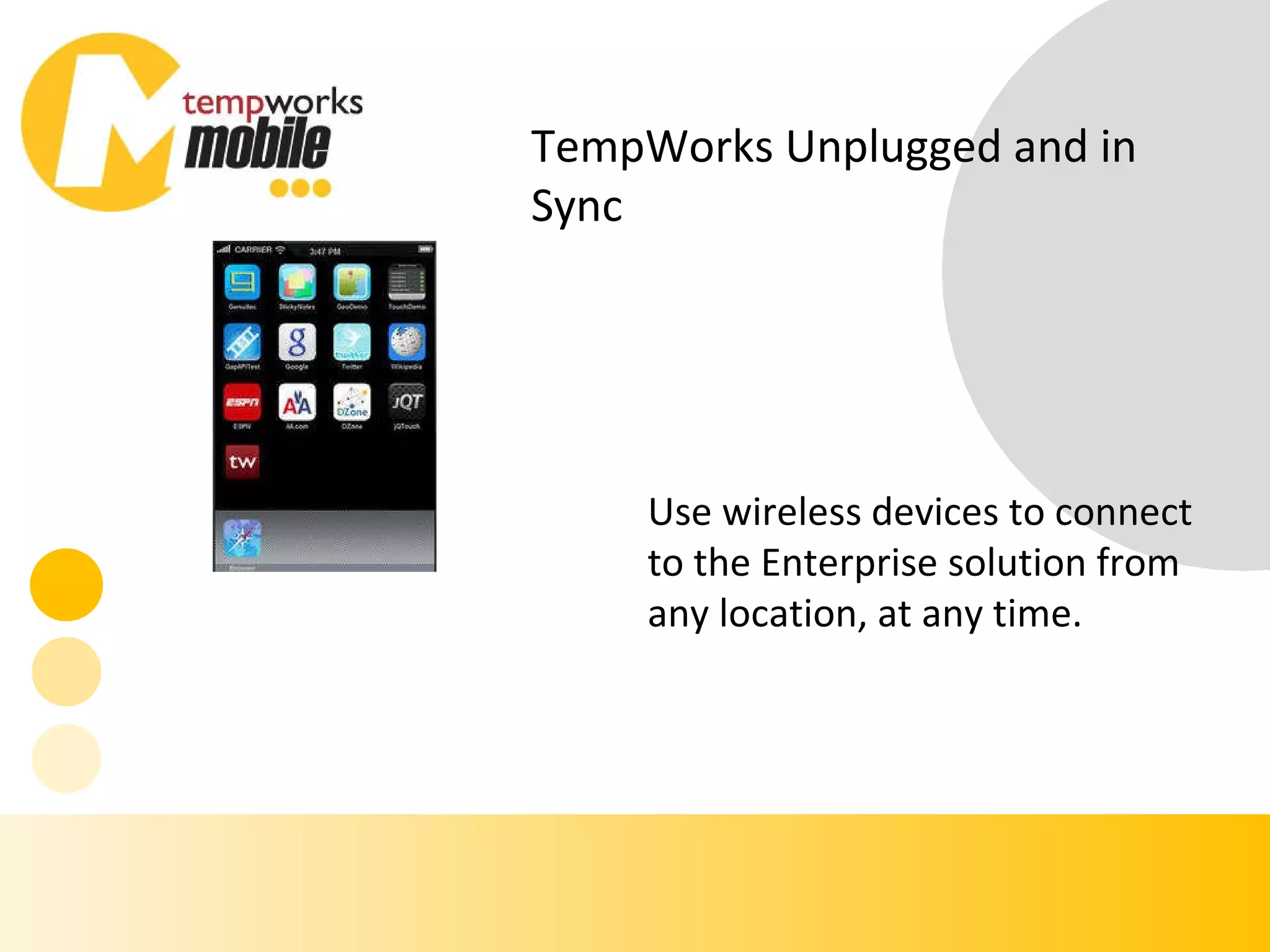 Staffing Software by TempWorks | PPT | Technology & Computing