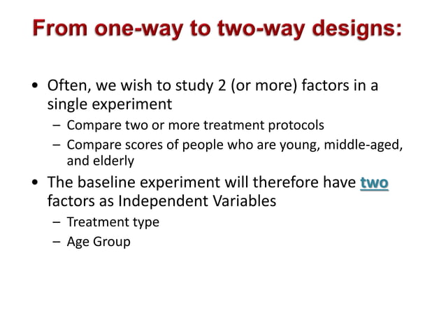 Two-Way ANOVA Overview & SPSS interpretation | PPTX | Genetics | Science
