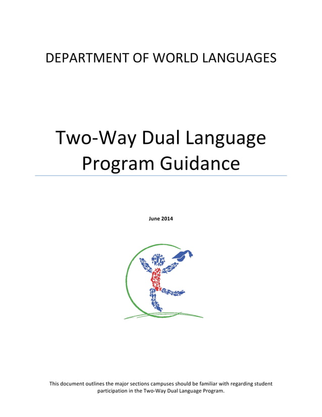 Two Way Dual Language Program Model | PDF