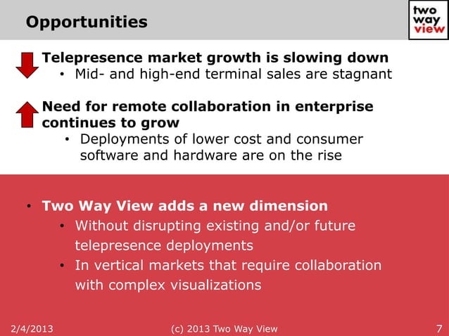 TwoWayView Executive Summary | PPT
