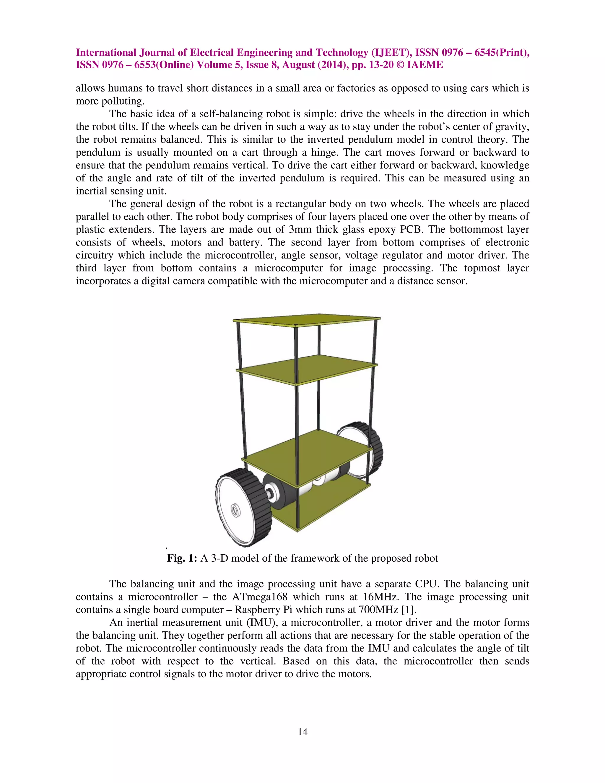 Two wheeled self balancing robot for autonomous navigation | PDF Two wheeled self balancing robot for autonomous navigation | PDF