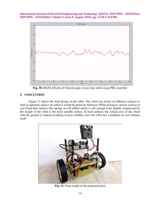 Two wheeled self balancing robot for autonomous navigation | PDF