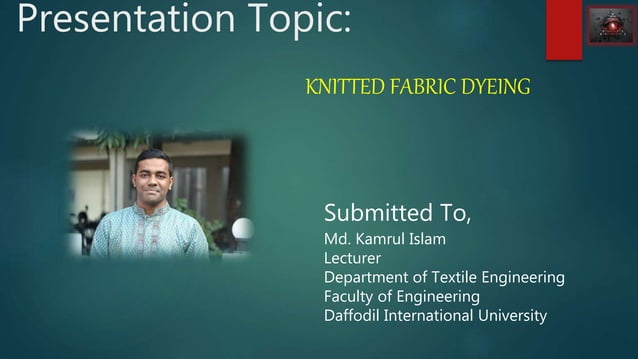 Textile Wet Processing 3 group presentation | PPTX