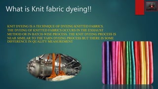 Textile Wet Processing 3 group presentation | PPTX