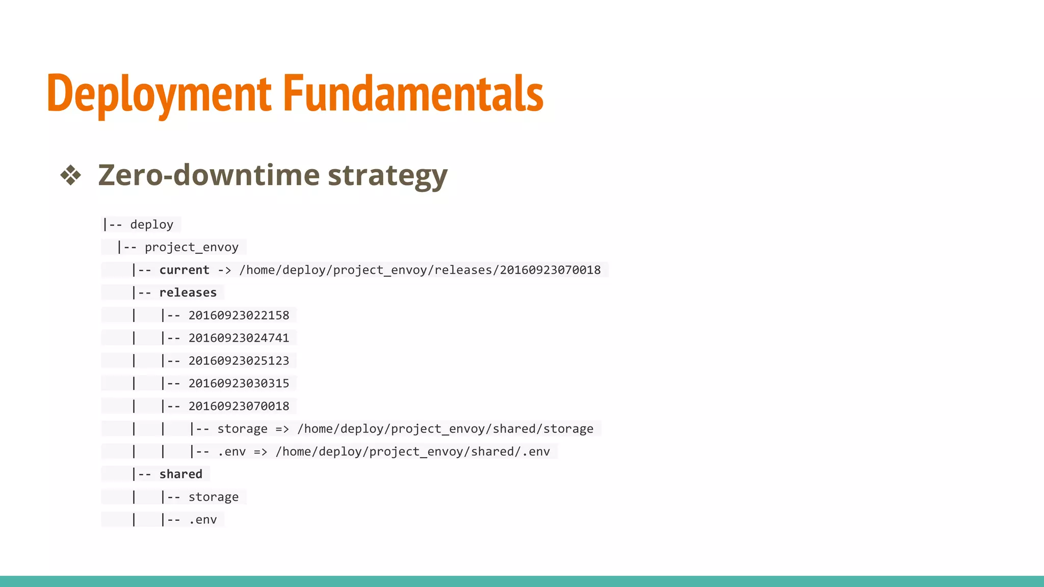 Zero downtime deployments with laravel envoy | PPT