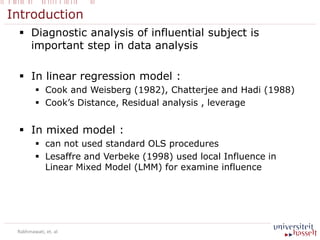 Local Influence Diagnostics for Generalized Linear Mixed Models with Overdispersion | PPT