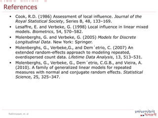 Local Influence Diagnostics for Generalized Linear Mixed Models with Overdispersion | PPT
