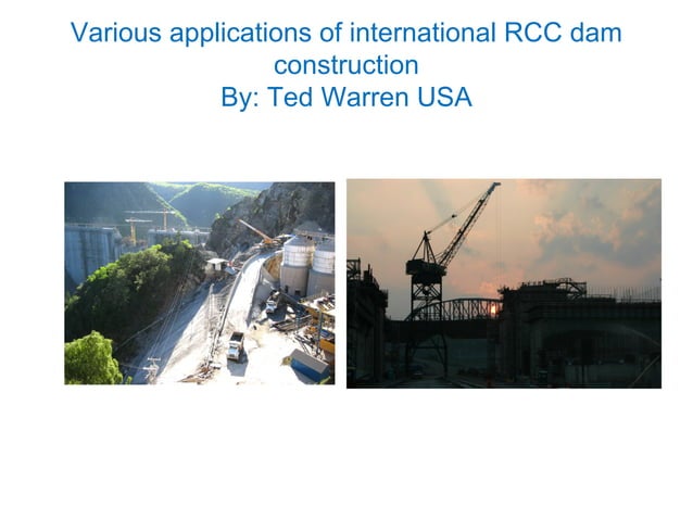Tw Rcc Dams Display | PPT