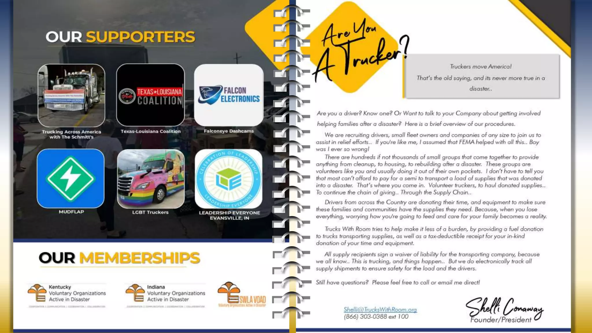 Trucks With Room to Spare 2021 Info Booklet | PPTX