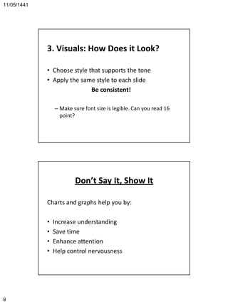 scientific presentation | PDF