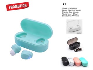 Tws earbuds & neckband earbuds | PPT