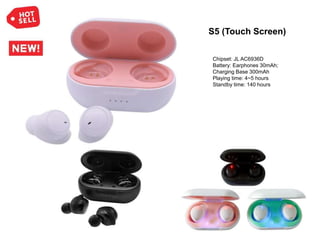 Tws earbuds & neckband earbuds | PPT