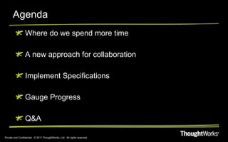 Specifications for Enterprise Testing