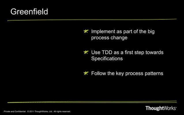 Specifications for Enterprise Testing