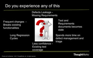 Specifications for Enterprise Testing | PPT