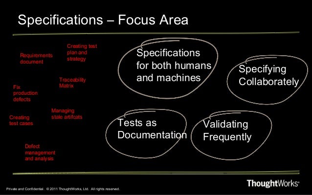 Specifications for Enterprise Testing