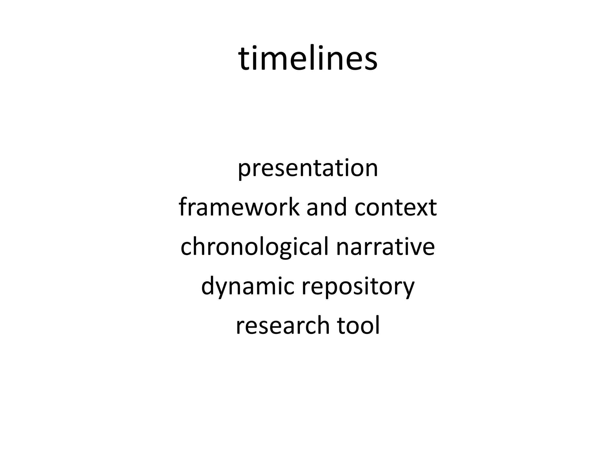 Using Timelines for Student Learning | PPTX