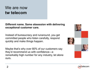 Tw Telecom Corporate Overview 0708 | PPT
