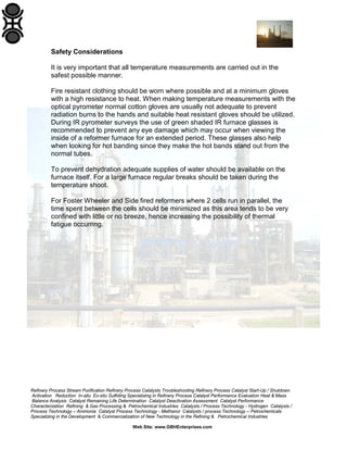 Tube Wall Temperature Measurement On Steam Reformers - Best Practices | PDF