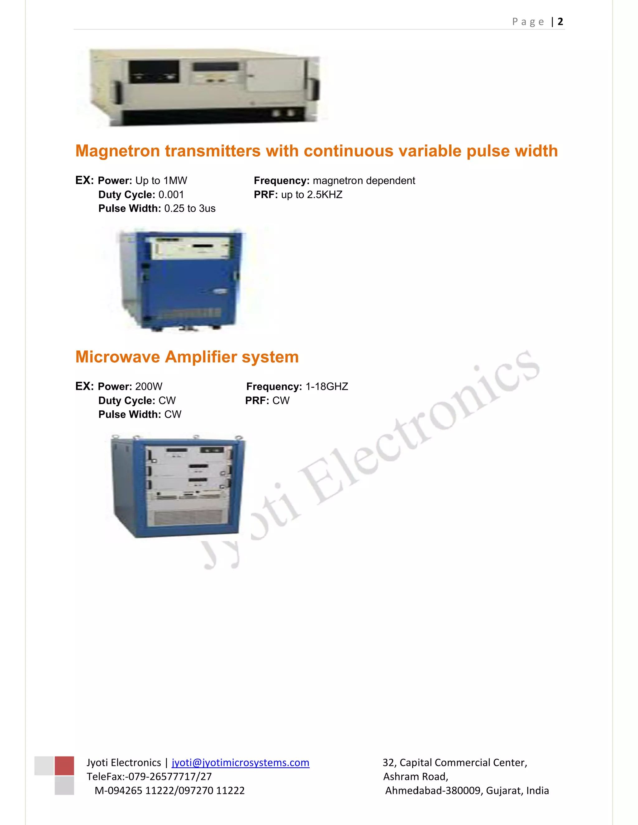 Twt pulse amplifiers | PDF