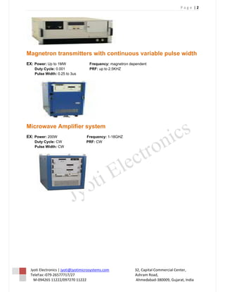 Twt pulse amplifiers | PDF